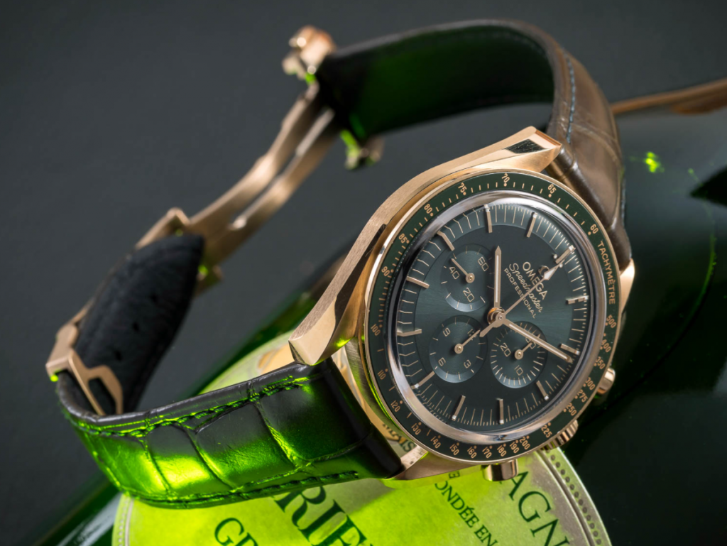 UK Perfect Fake Omega Speedmaster Professional Moonshine Gold 310.63.42 ...